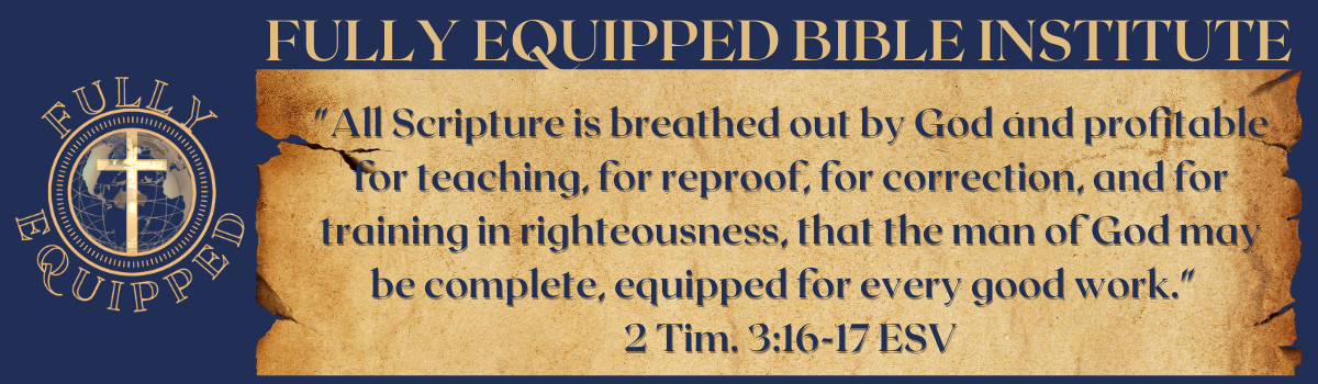 Donate - Mobile page - Fully Equipped Bible Institute